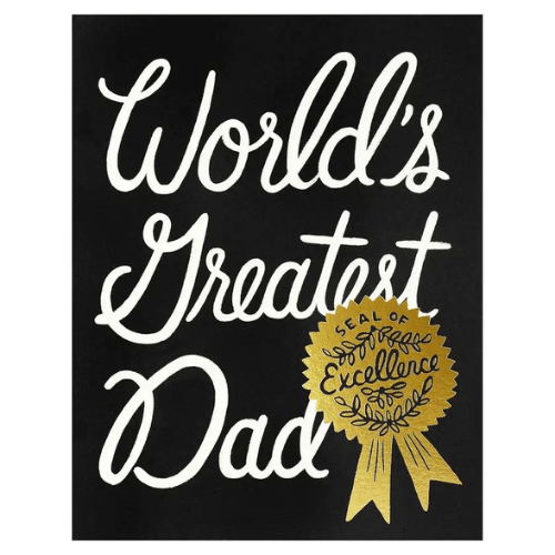 'World's Greatest Dad' Father's Day Card - Rifle Paper Co. – Bon Vivant ...